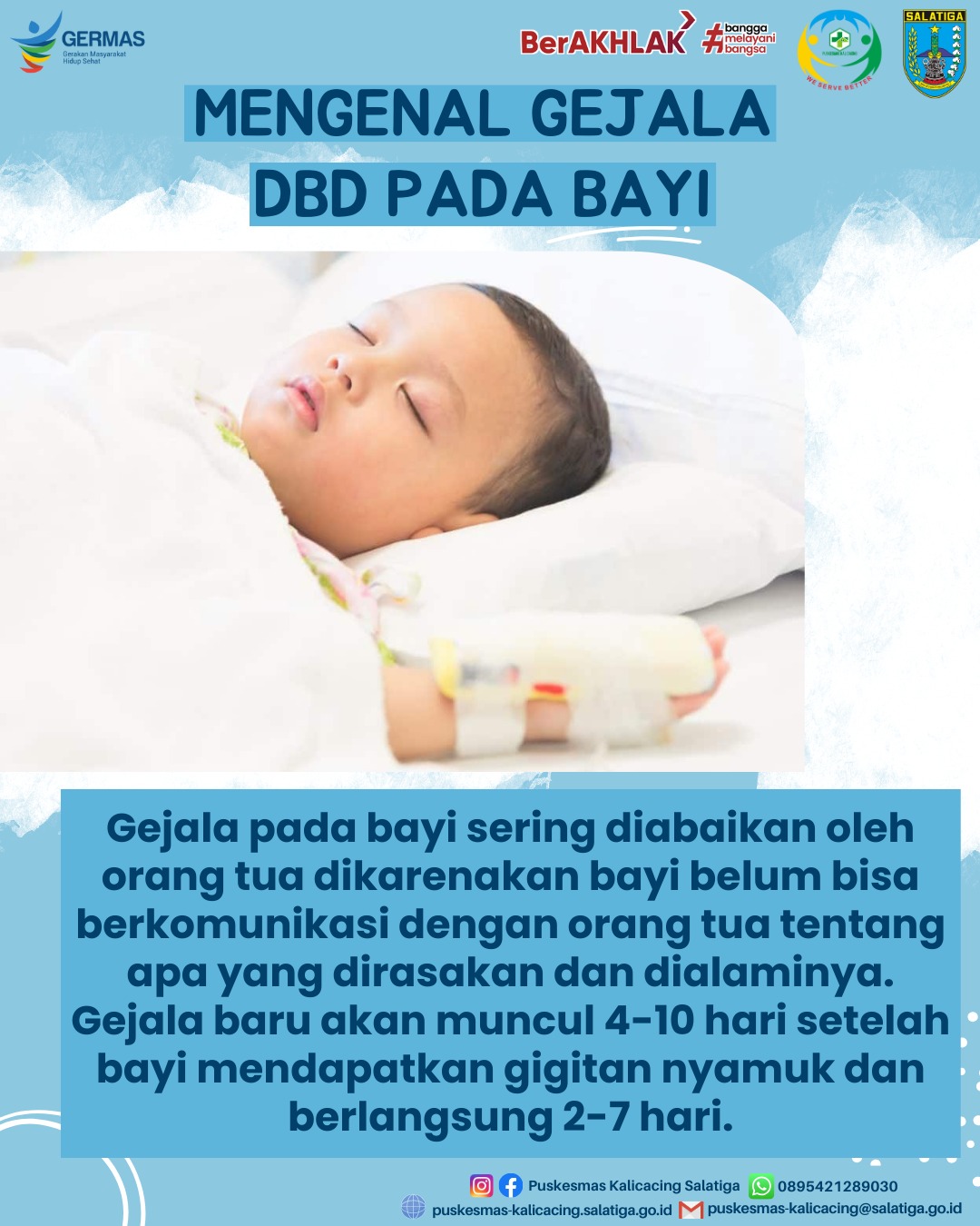 Mengenal Gejala DBD pada bayi – Puskesmas Kalicacing Kota Salatiga